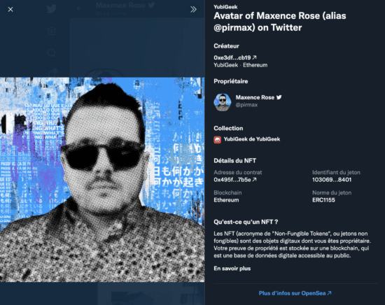 Comment ajouter une photo de profil au format NFT sur Twitter ? — YubiGeek