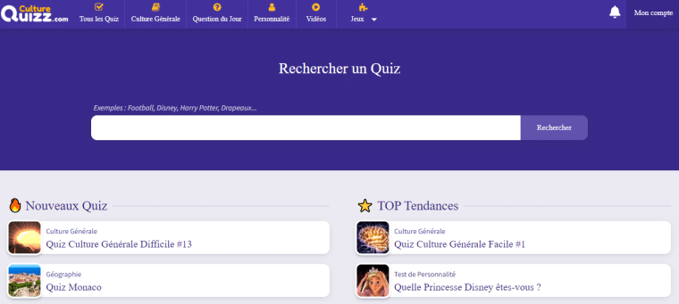 Top 8 des sites de Quizz en ligne gratuits — YubiGeek
